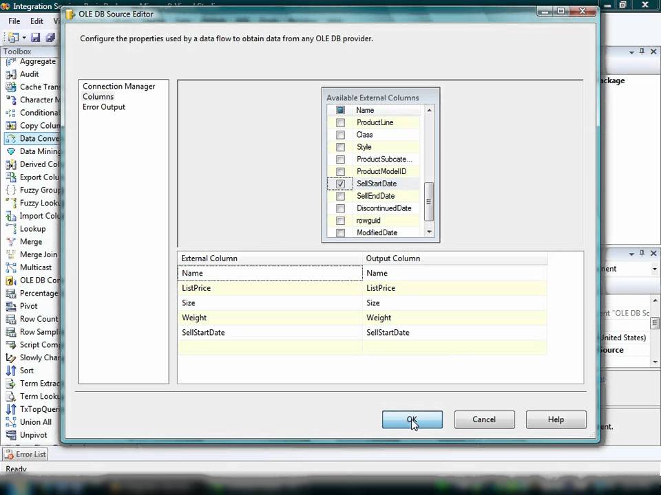 Creating Basic Package with SSIS - YouTube