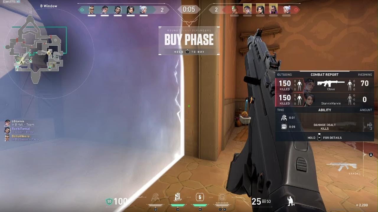 VALORANT 5k Chamber tp collat - YouTube