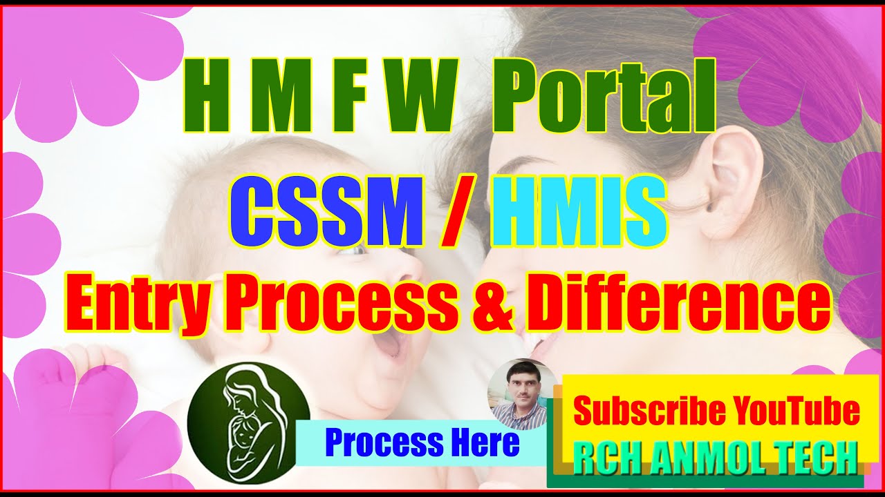 CSSM Report entry in HMFW Portal | RCH ANMOL TECH | Telugu - YouTube