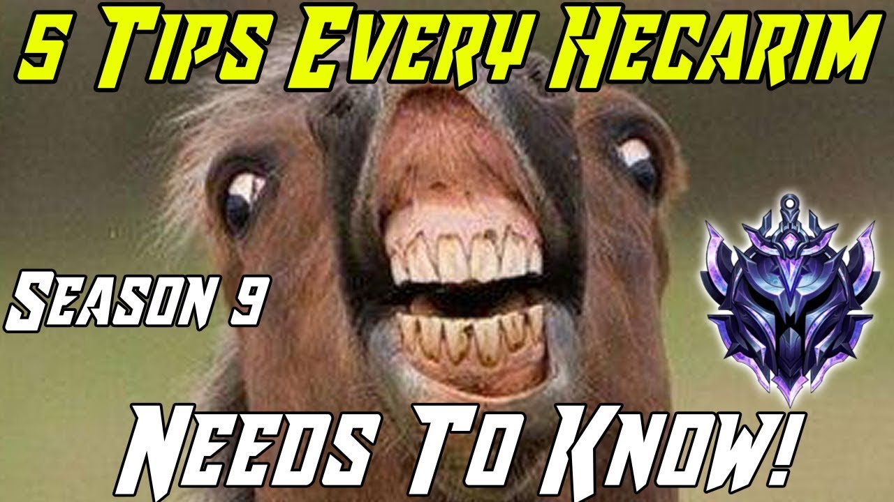 5 THINGS EVERY HECARIM PLAYER NEEDS TO KNOW! League of Legends Guide ...