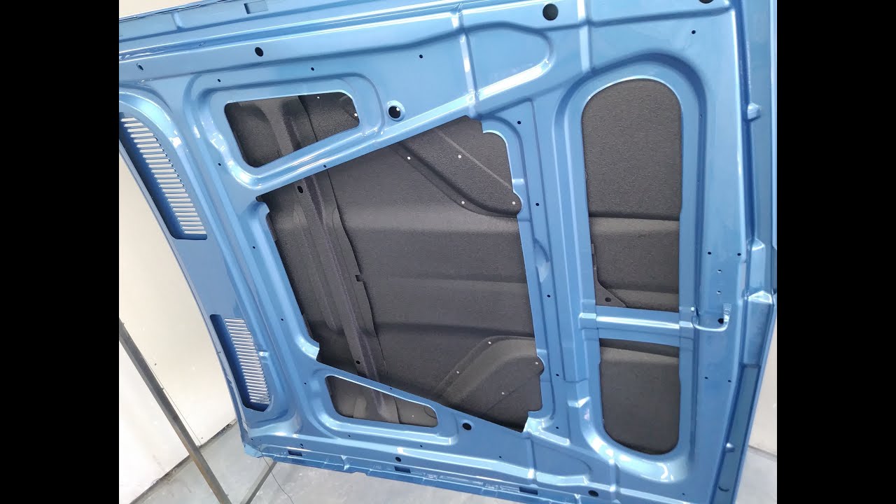 How we finish the hood underside - Restomod Cuda - DIY Auto Restoration ...