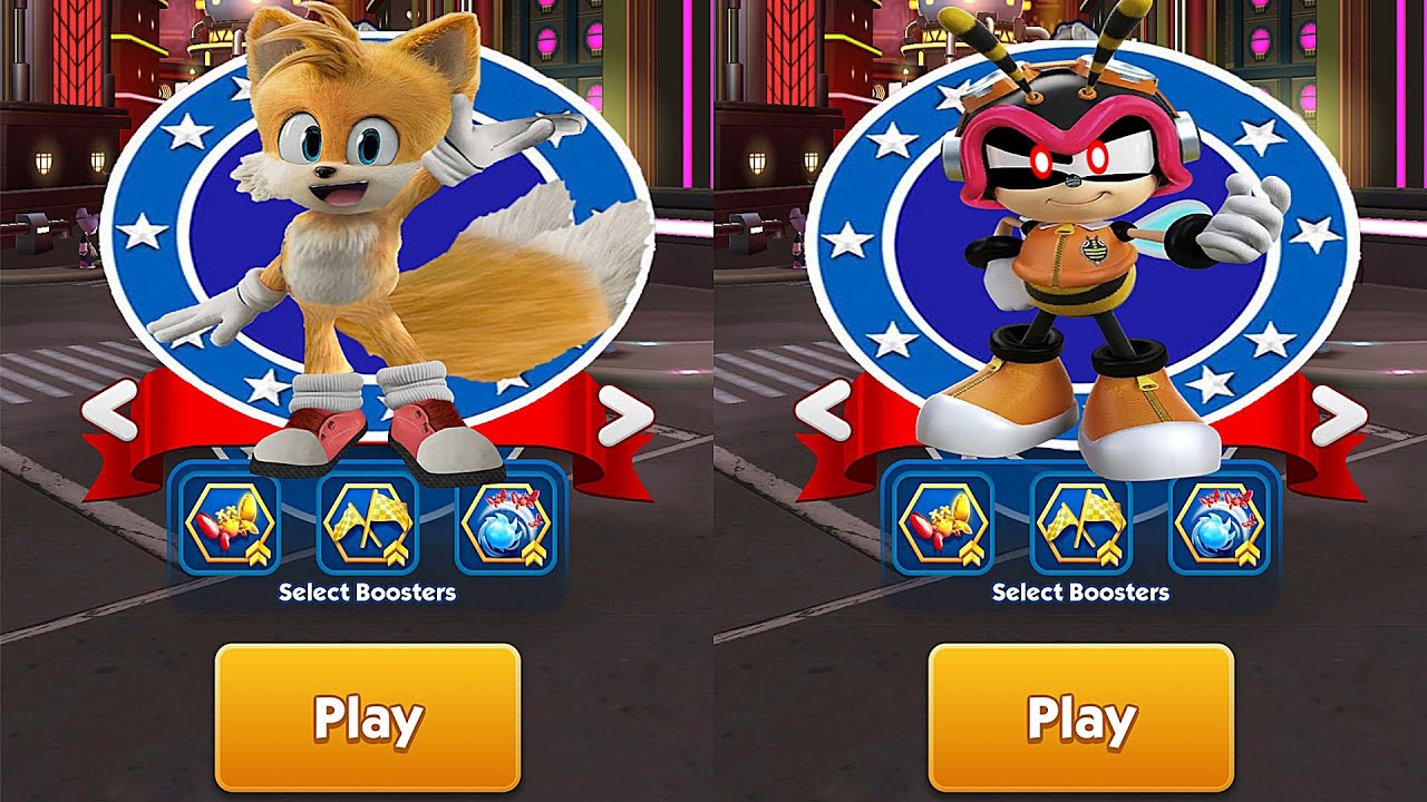 Sonic Prime Dash - Sonic Tails Movie vs Sonic Charmy Droid | All ...