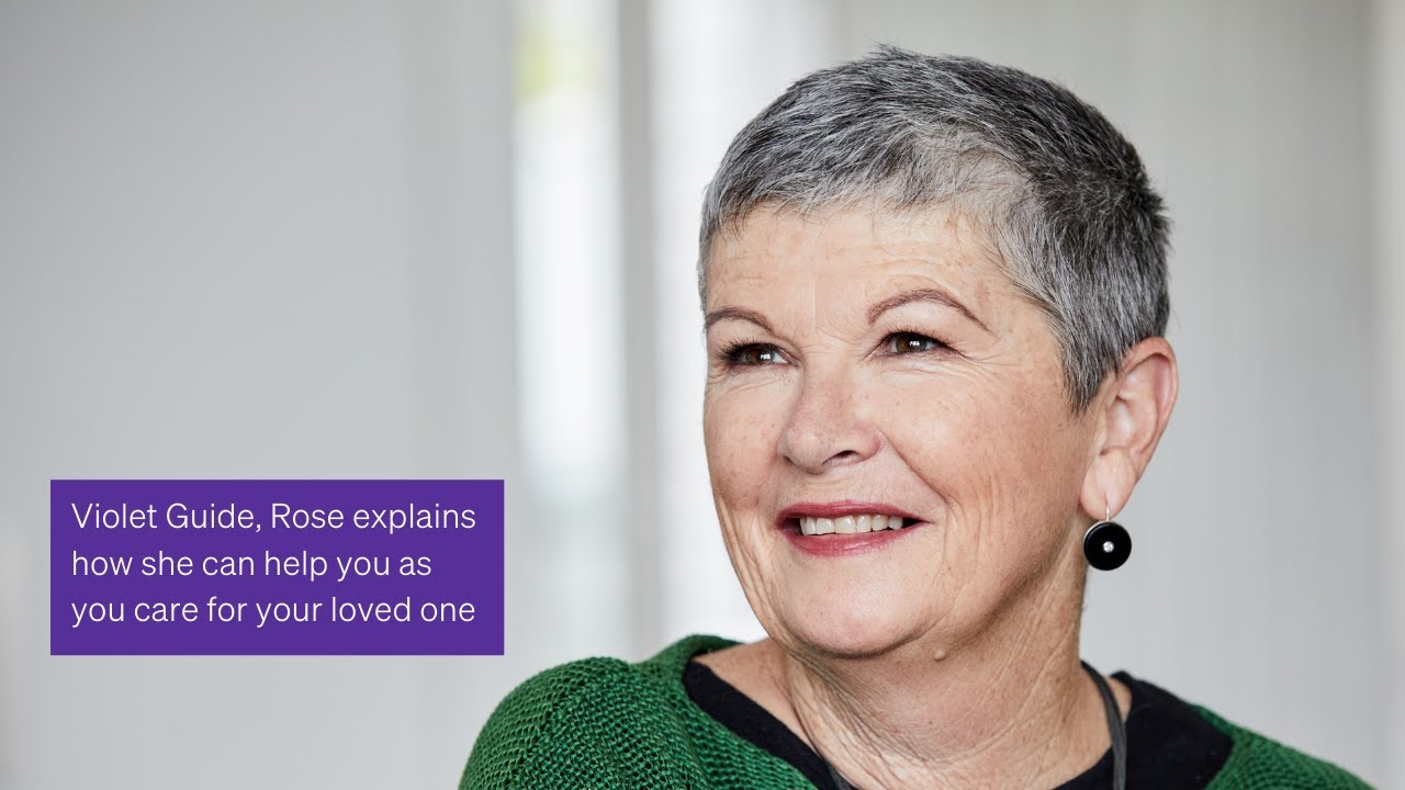 Violet Guide Rose Dillon, on how she supports caregivers - YouTube