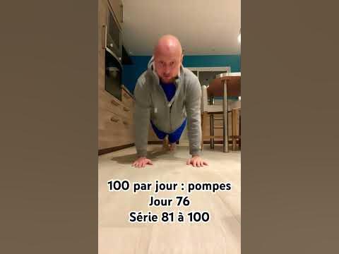 100 par jour : pompes - Jour 76 - Série 81 à 100 #motivation - YouTube