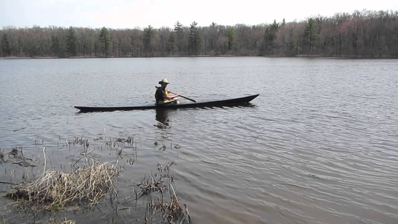 Skin on Frame Kayak Maiden Voyage - YouTube