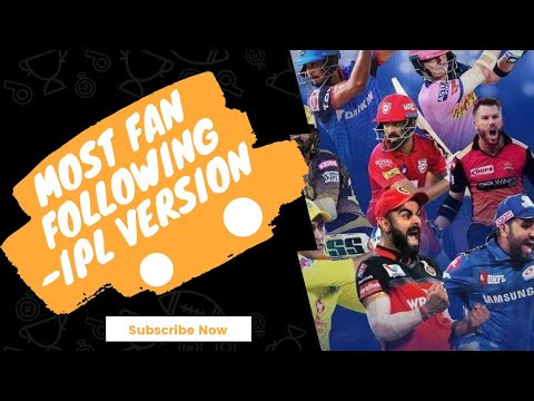 Top 5 IPL Teams with Most Fan Following | BeforeYouDie1Day - YouTube