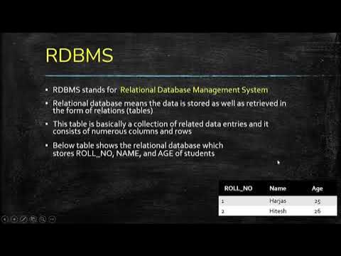 3. RDBMS - SQL - @CodeFlew - YouTube