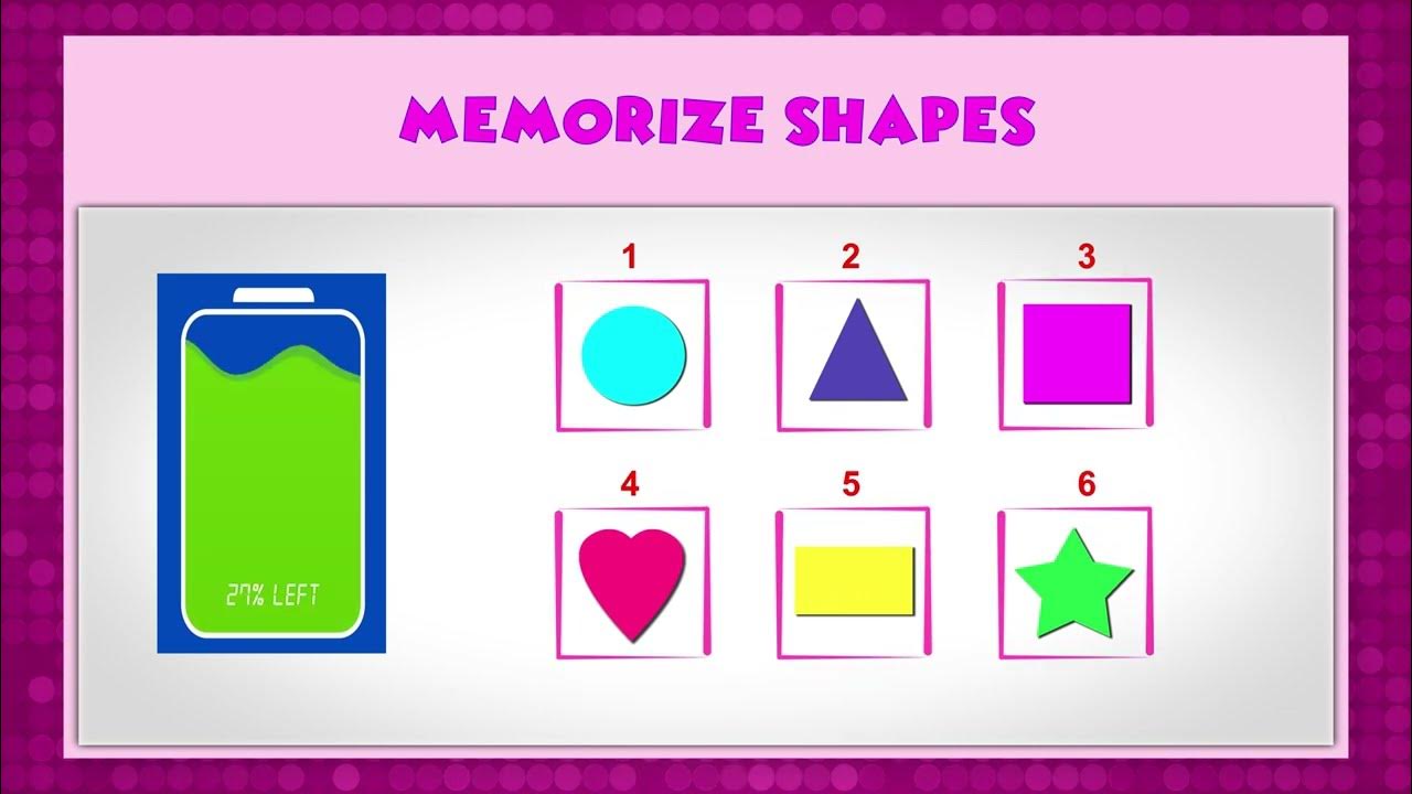 Shape Memory Game - YouTube