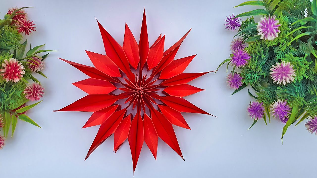 How to Make 3D Star for your room Decoration | Paper Craft - YouTube