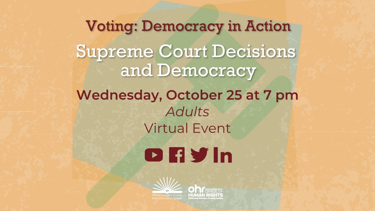 Voting: Democracy in Action - Supreme Court Decisions and Democracy ...
