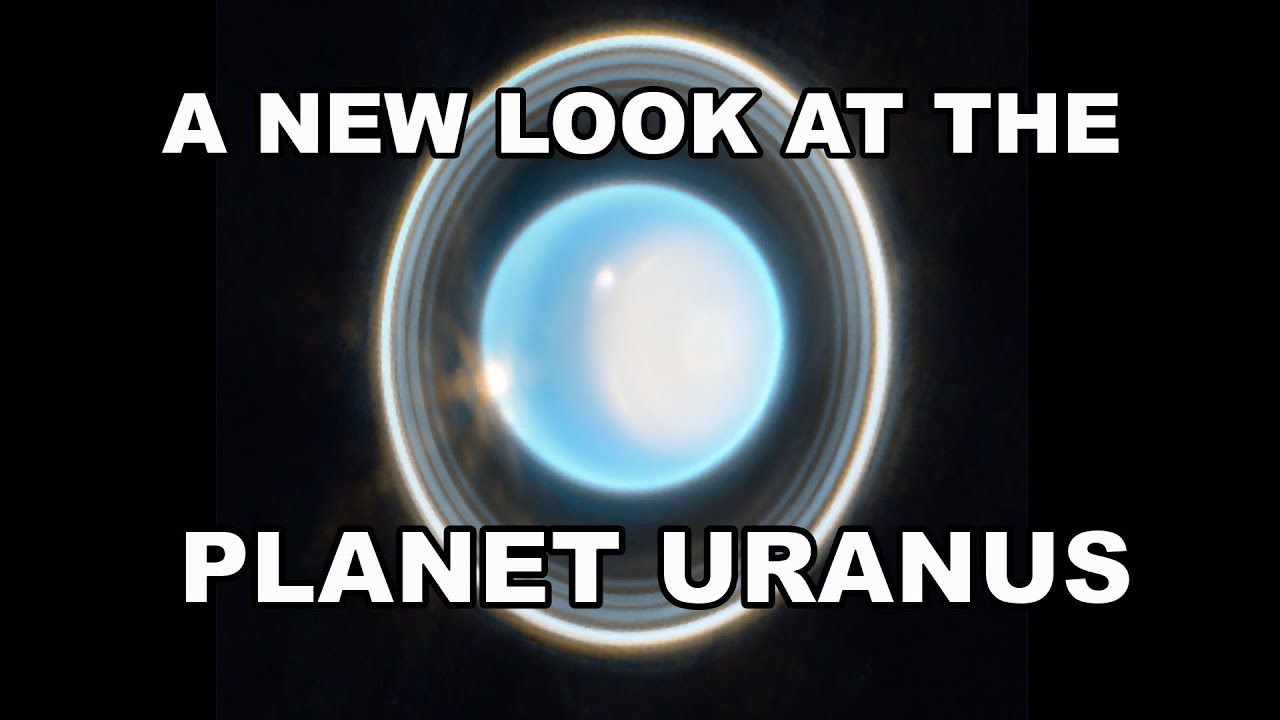 JWST's photo of Uranus shows its rings and weird polar cap - YouTube
