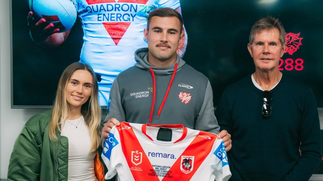 Lawson presented debut jersey - YouTube