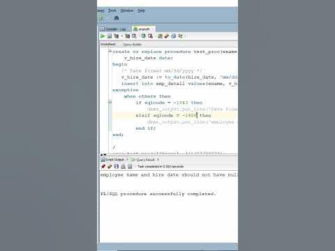 PL/SQL Non-Predefined Exception | Tamil | iCoding - YouTube