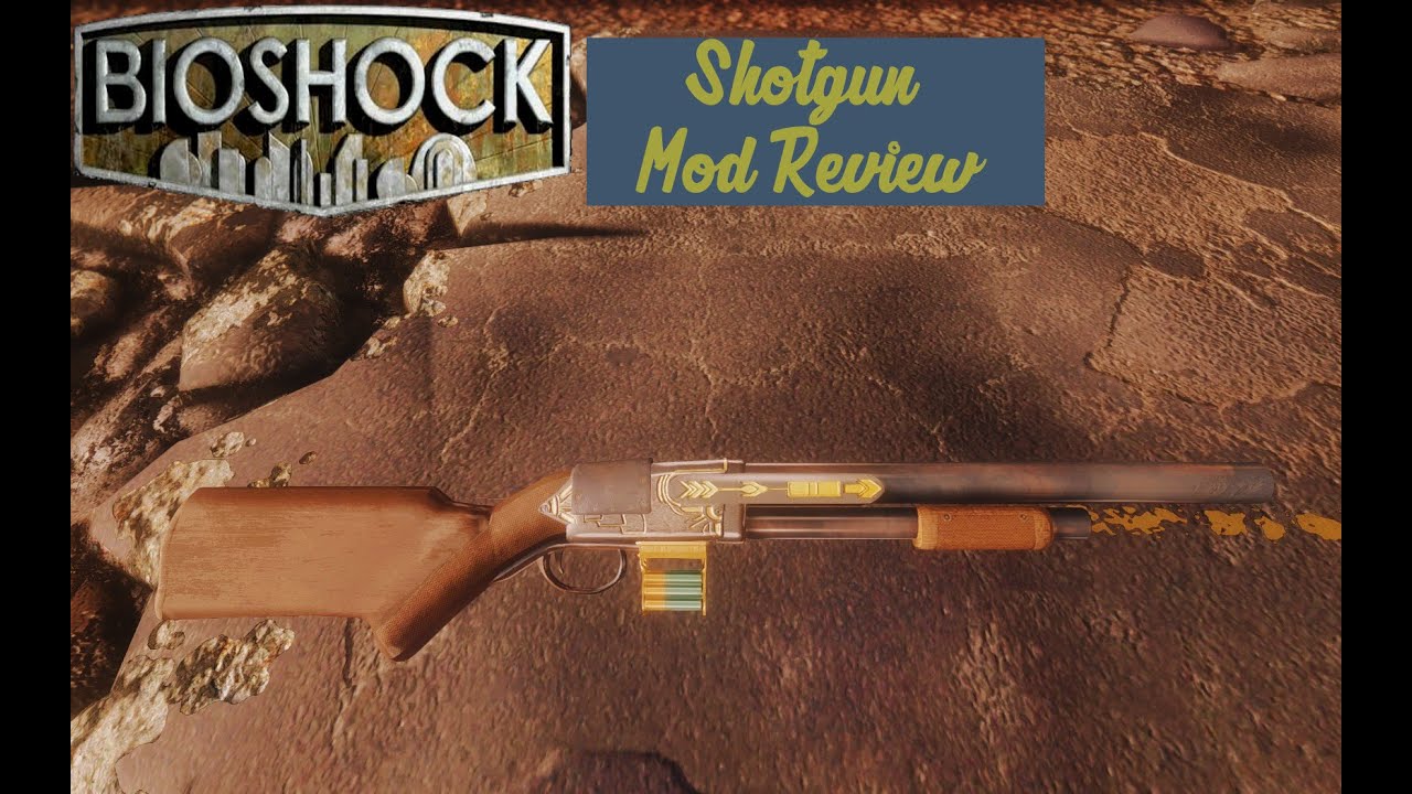 Fallout New Vegas Mod Review:Bioshock Shotgun - YouTube