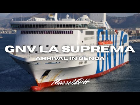 GNV LA SUPREMA | Arrival in PALERMO - YouTube