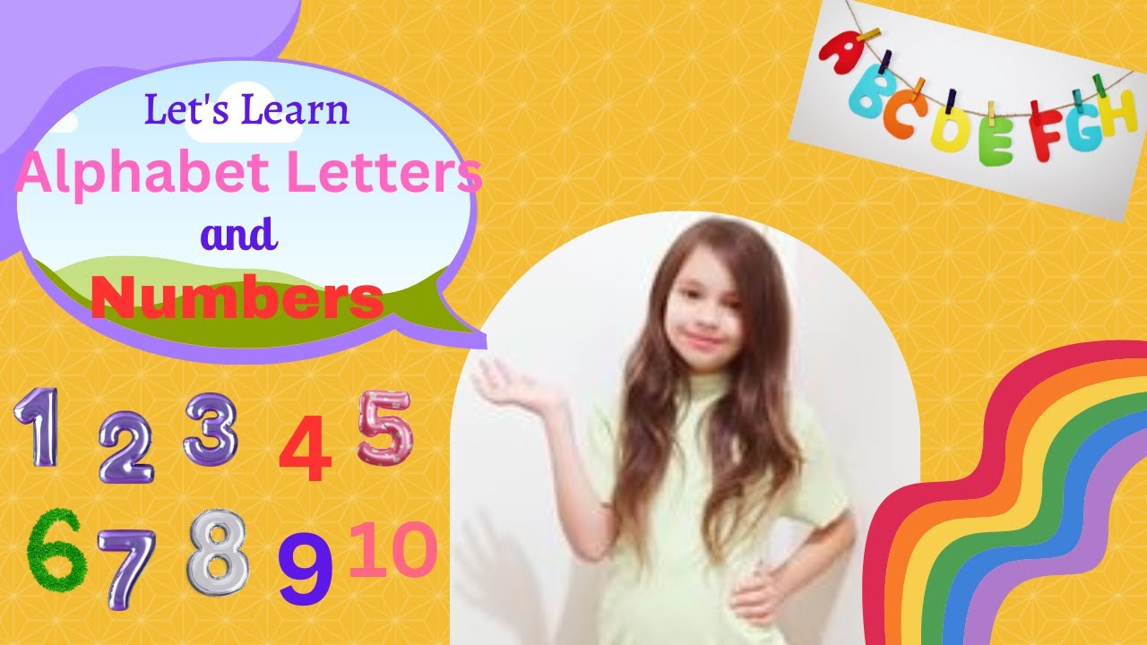 Niki and Kymi are learning about the letters of Alphabet and Numbers ...