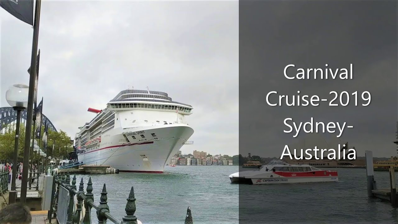 Carnival Cruise-2019- Sydney-Australia - YouTube