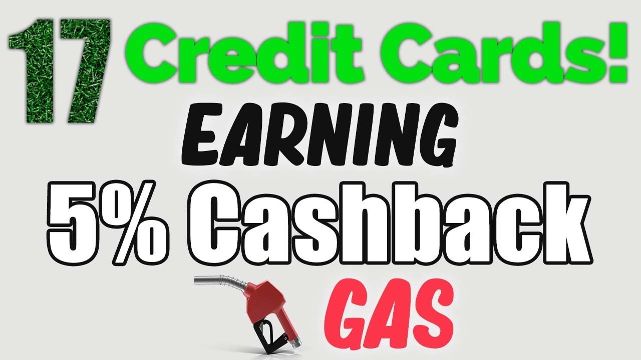 Best 5% CashBack GAS Credit Cards - YouTube