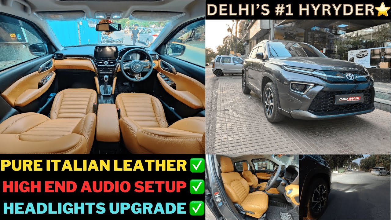 HYRYDER Modified 🔥 PURE LEATHER Interior Upgrade HIGH End AUDIO 🔊 LED ...