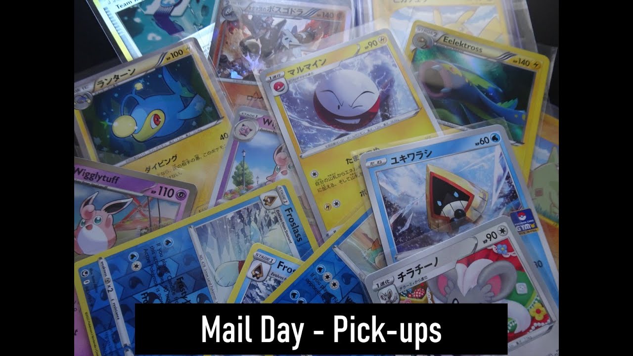 Pokémon Mail Day: quick video of pick-ups for my collections - YouTube
