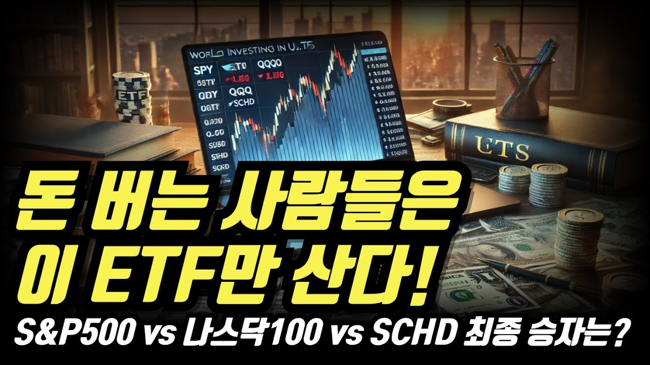 돈 버는 사람들은 이 ETF만 산다! S&P500 vs 나스닥100 vs SCHD 최종 승자는! - YouTube