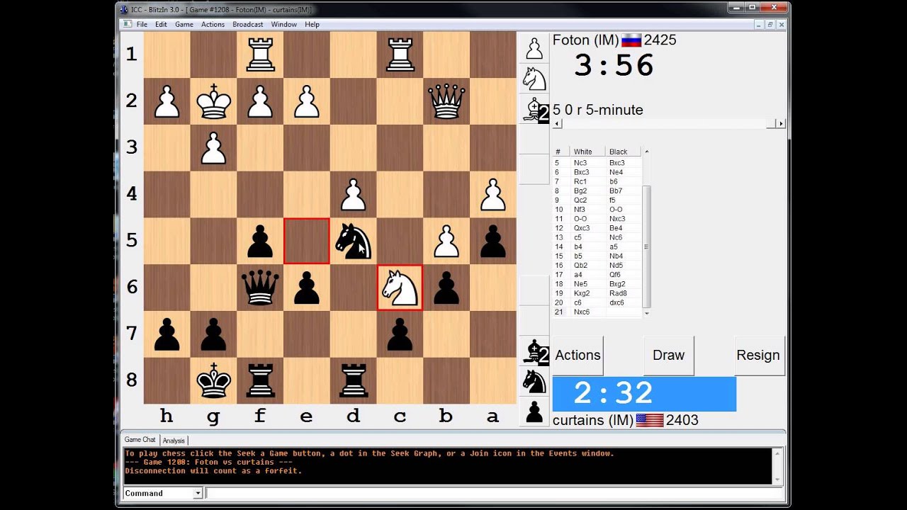 5 minute chess #302: IM Mikhail Krylov vs IM Greg Shahade - YouTube