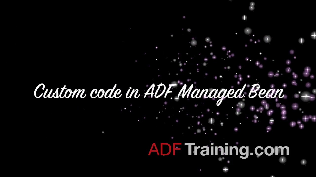 Write Custom Code in Managed Bean by www.cholanacademy.com - YouTube