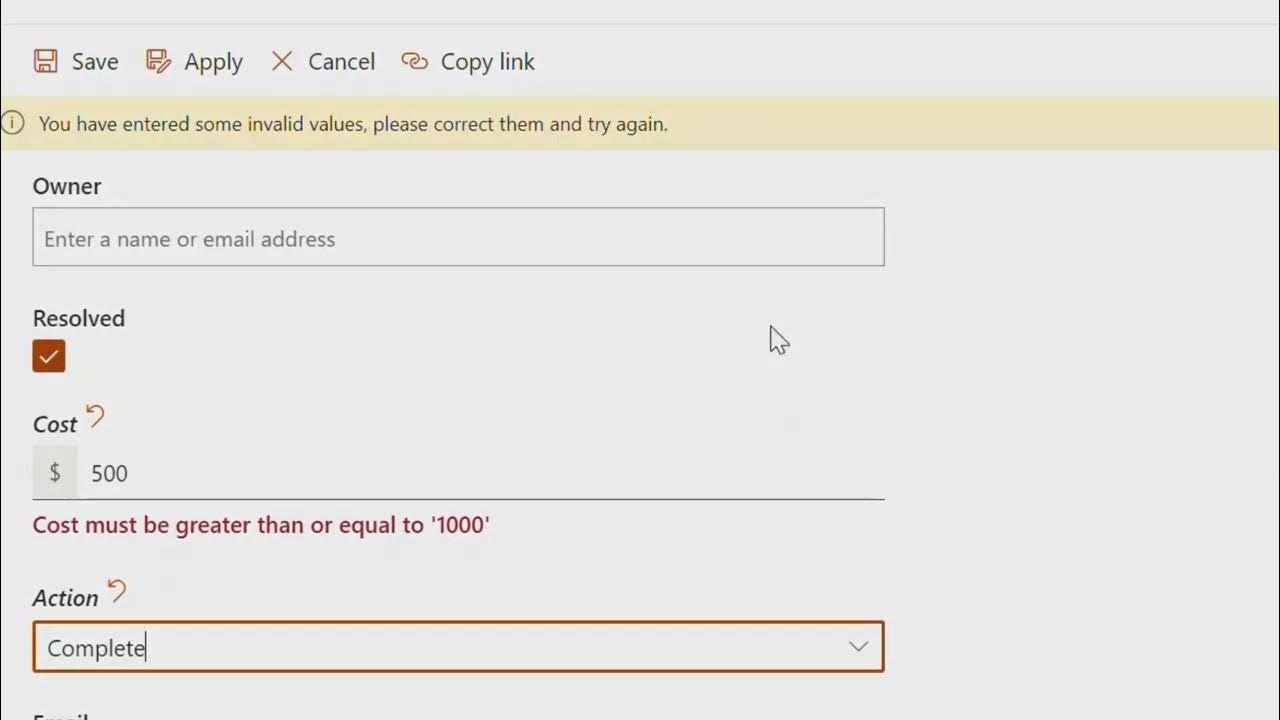 KWIZ Forms: Configuring Field Constraints - YouTube