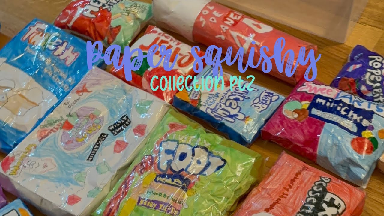 Paper squishy collection 2! - YouTube