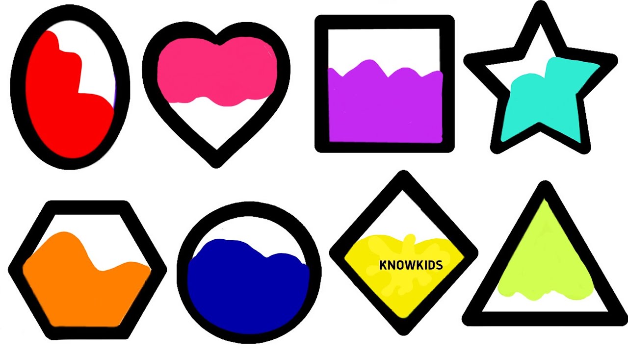 Let's Learn ABCD and shapes drawing for preschool toddlers and kids ...