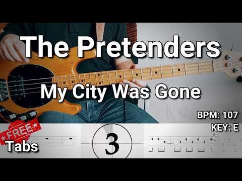 The Pretenders - My City Was Gone (Bass Cover) Tabs - YouTube