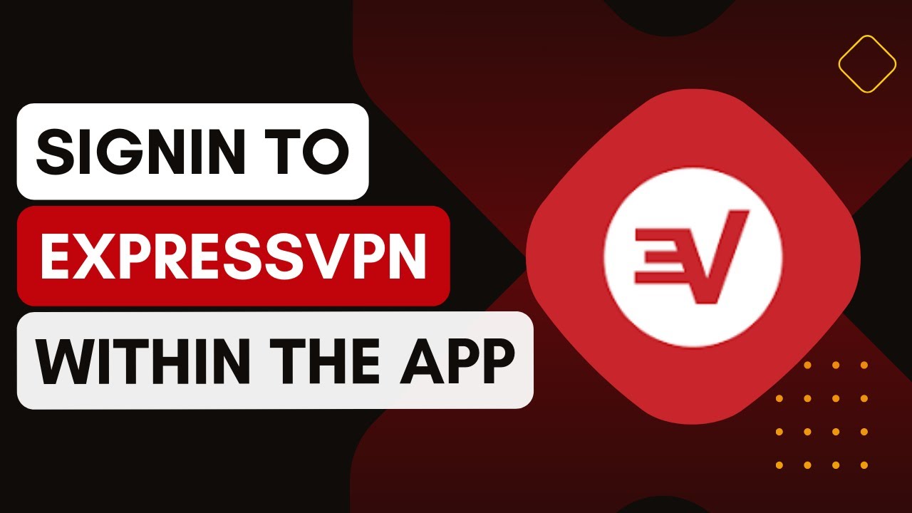 How Do I Sign Into My ExpressVPN Account Within The App ! - YouTube
