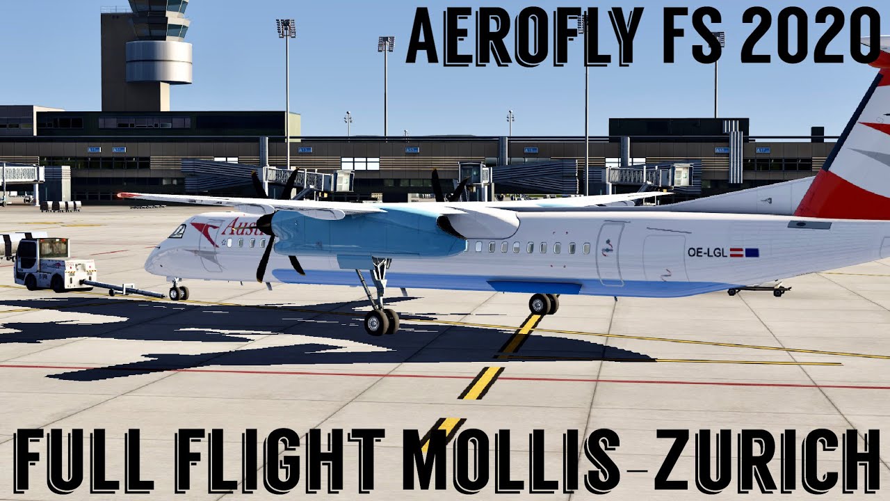 Aerofly FS 2020 Dash 8 Q400 Full Flight into Zurich - YouTube