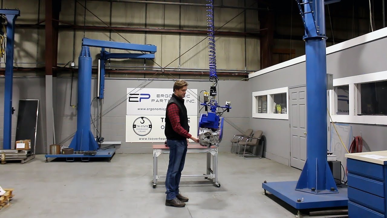 Engine Block Zero Gravity Lifter - YouTube