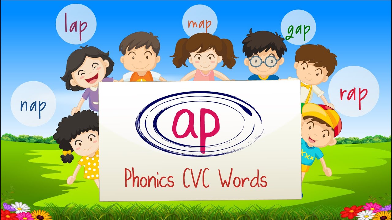 Word Family "-ap" with Sentence | Phonics CVC Words | Preschool ...