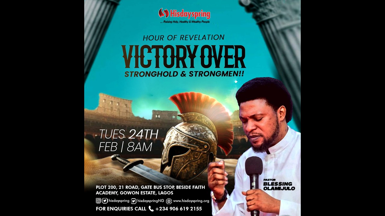 VICTORY OVER STRONGHOLD & STRONGMEN || HOUR OF REVELATION || PROPHETIC ...