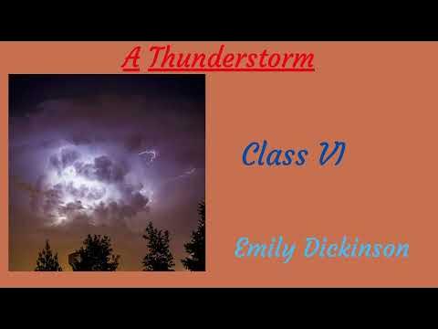 A Thunderstorm -- Class VI (Poem) - YouTube