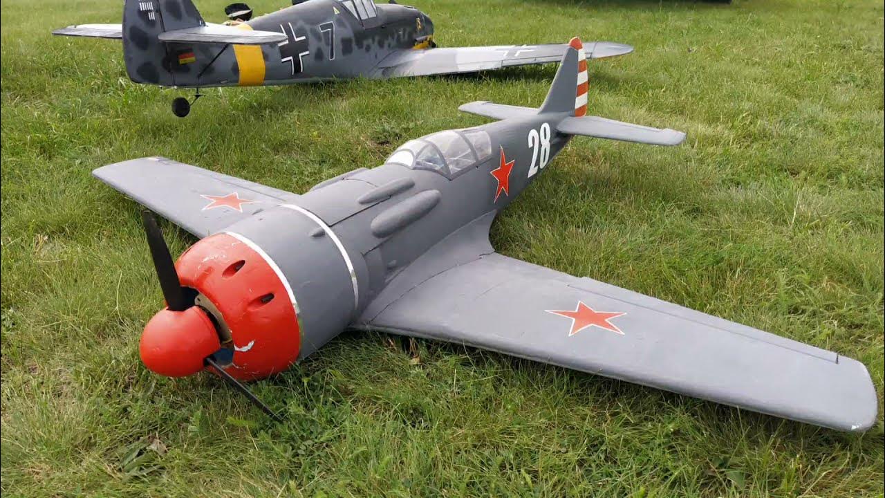 ла-9 из потолочки размах 1200 - YouTube