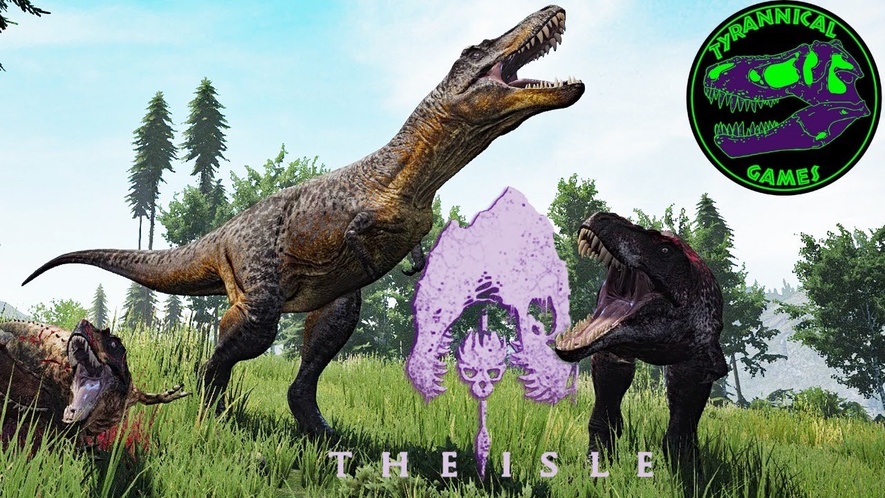 TYRANNOSAURUS SUB PACK GAMEPLAY - THE ISLE - REX NESTING ON LIFE FINDS ...