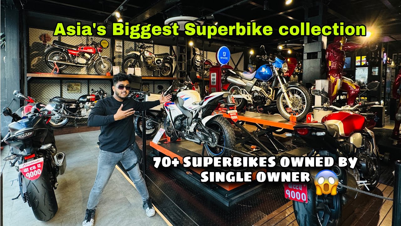 Asia's Biggest Superbike Collection😳 | Omg😱70+ Superbikes Single Person ...