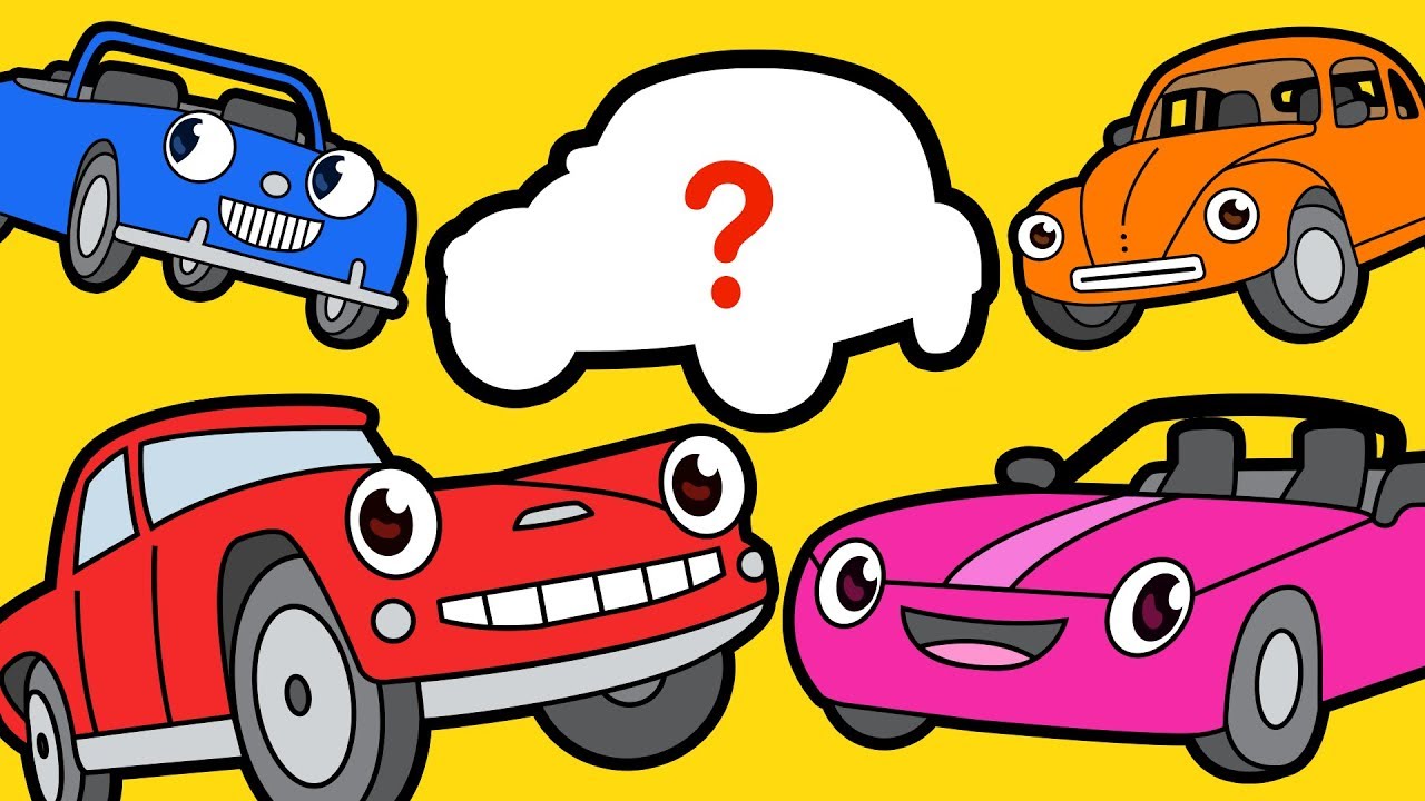Learn Shapes & Colors With Car Friends For Babies Kids - YouTube