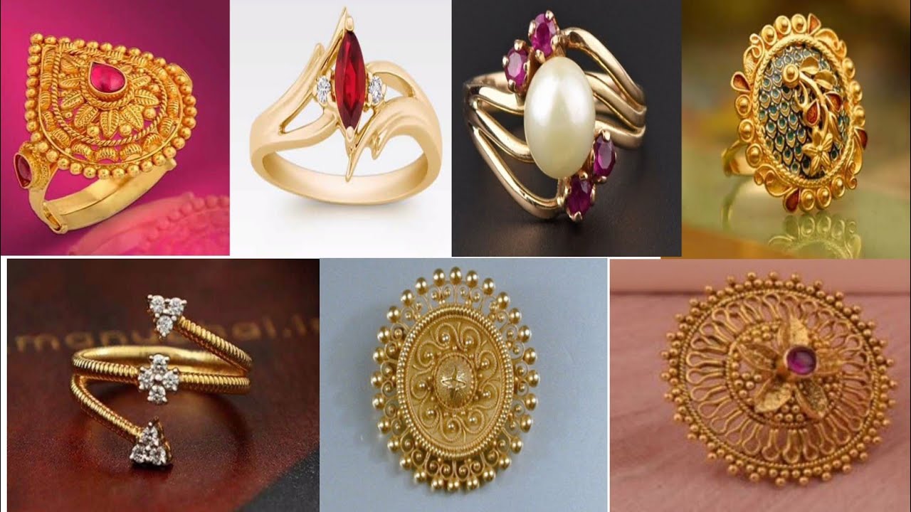 New Gold Jewellery Rings Designe 2021.From Srm Jewellers. - YouTube