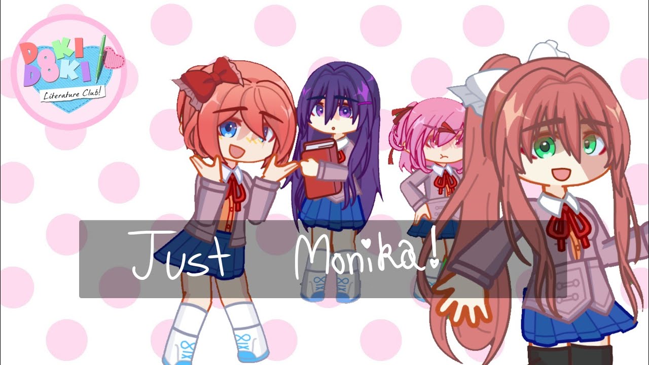 Just Monika cover || DDLC || TW: Glitching effects! - YouTube