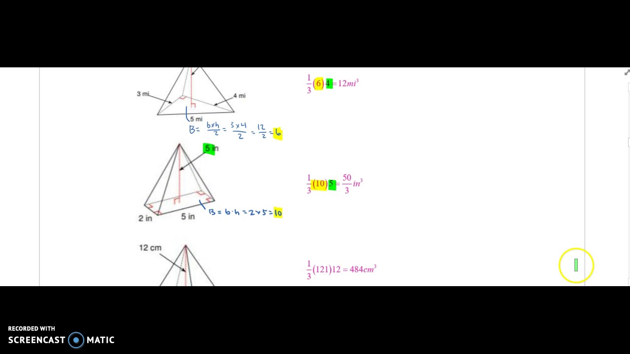Geometry B Credit 4 Lesson 18.2 - YouTube