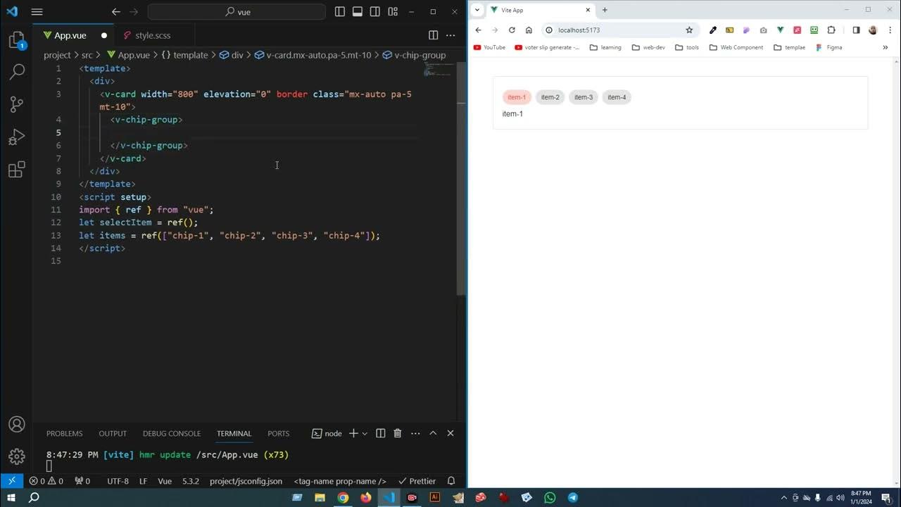 chip group in vuetify 3 - YouTube