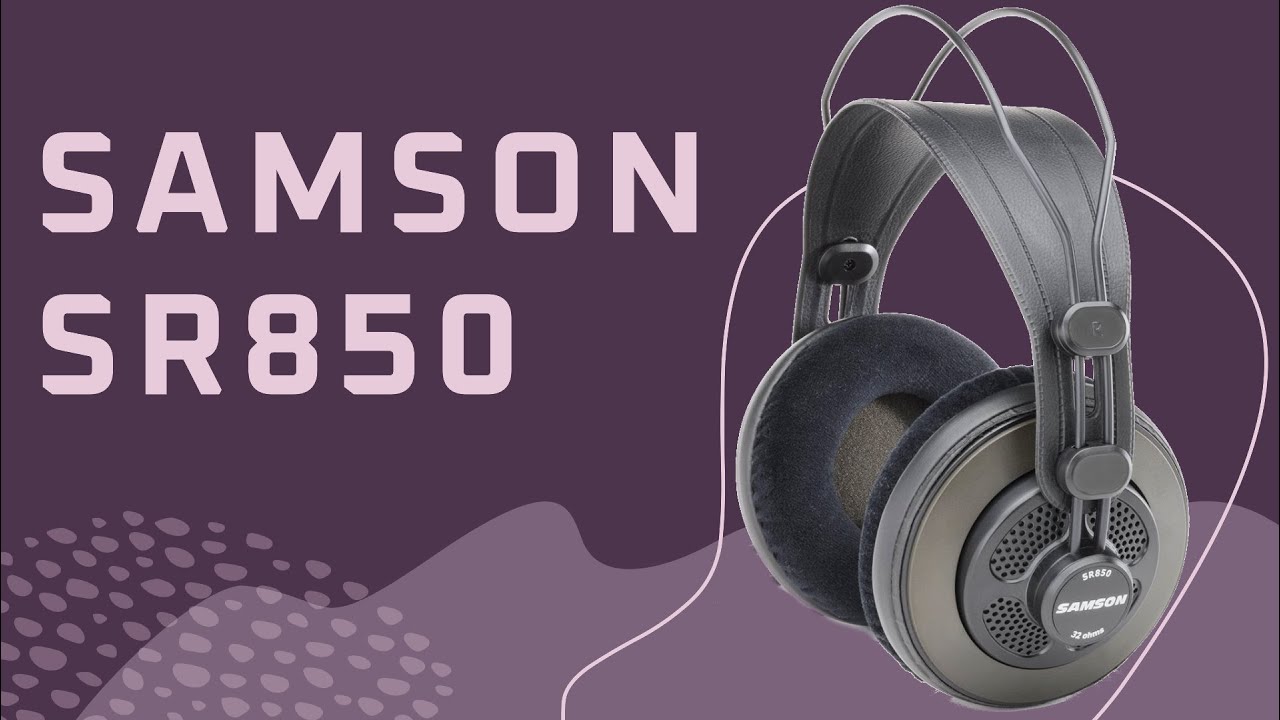 Samson SR850 Los Mejores Auriculares de Estudio Baratos - YouTube