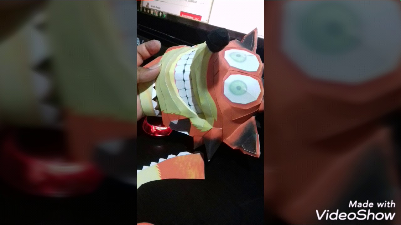 Papercraft Crash car - YouTube
