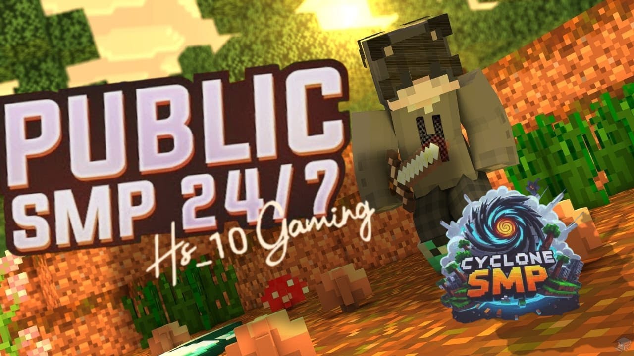 Minecraft Smp Live || Public Smp 24/7 Java+Pe || Free To Join - YouTube