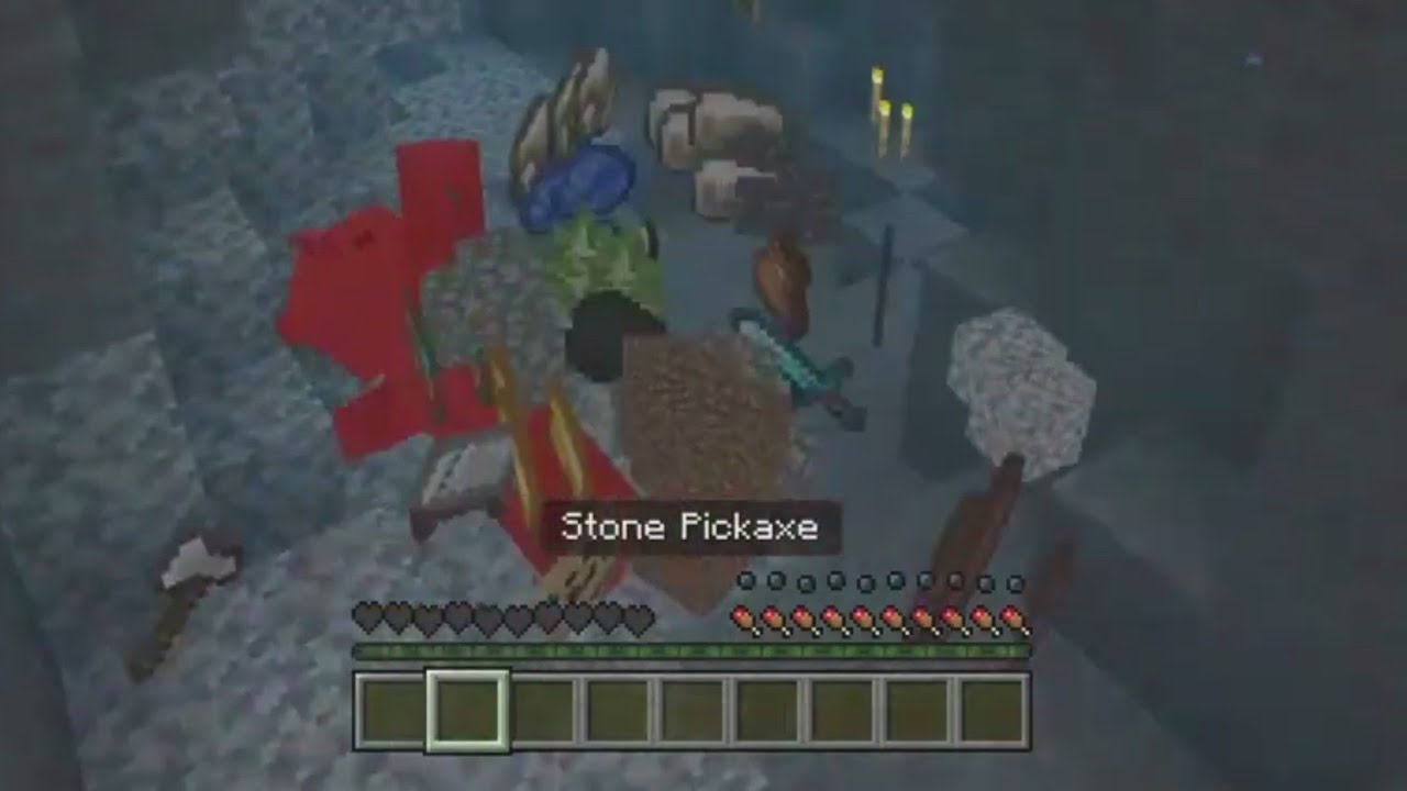 Drowning in the 'Coal Iceberg' Cave (Minecraft) - YouTube