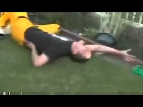 Backyard Pro Wrestling Fail - YouTube